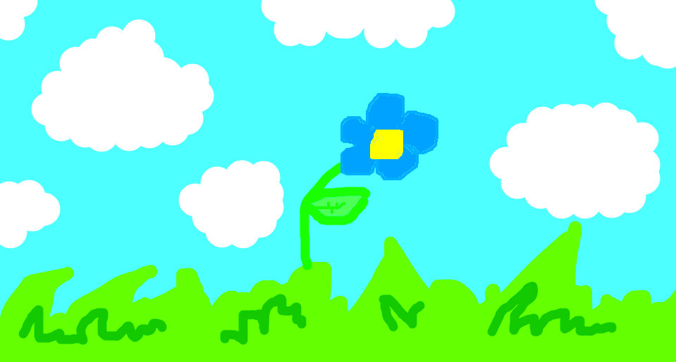 Random Blue Flower by koala-pants on DeviantArt