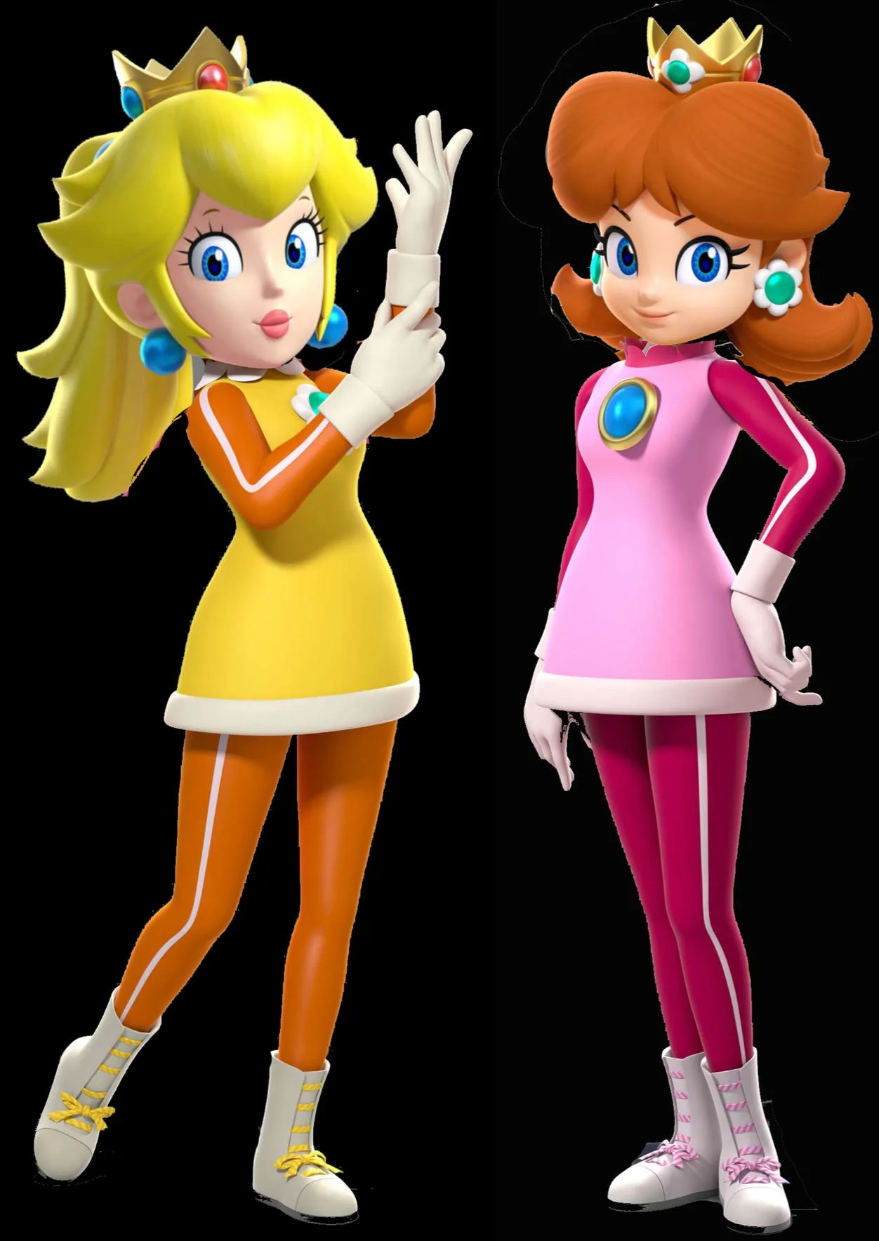 Peach daisy swap by tomicmm88 on DeviantArt