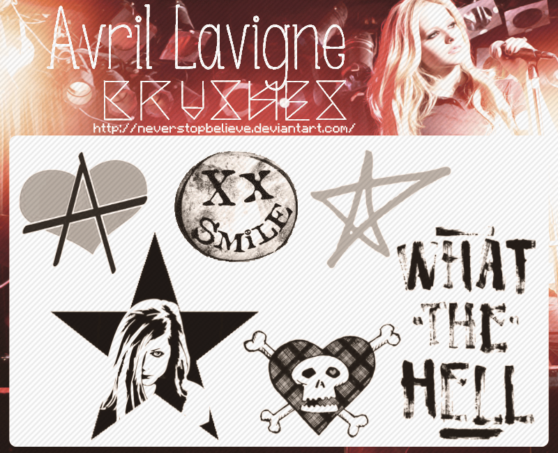 *AVRIL*LAVIGNE*BRUSHES* by NeverStopBelieve on DeviantArt