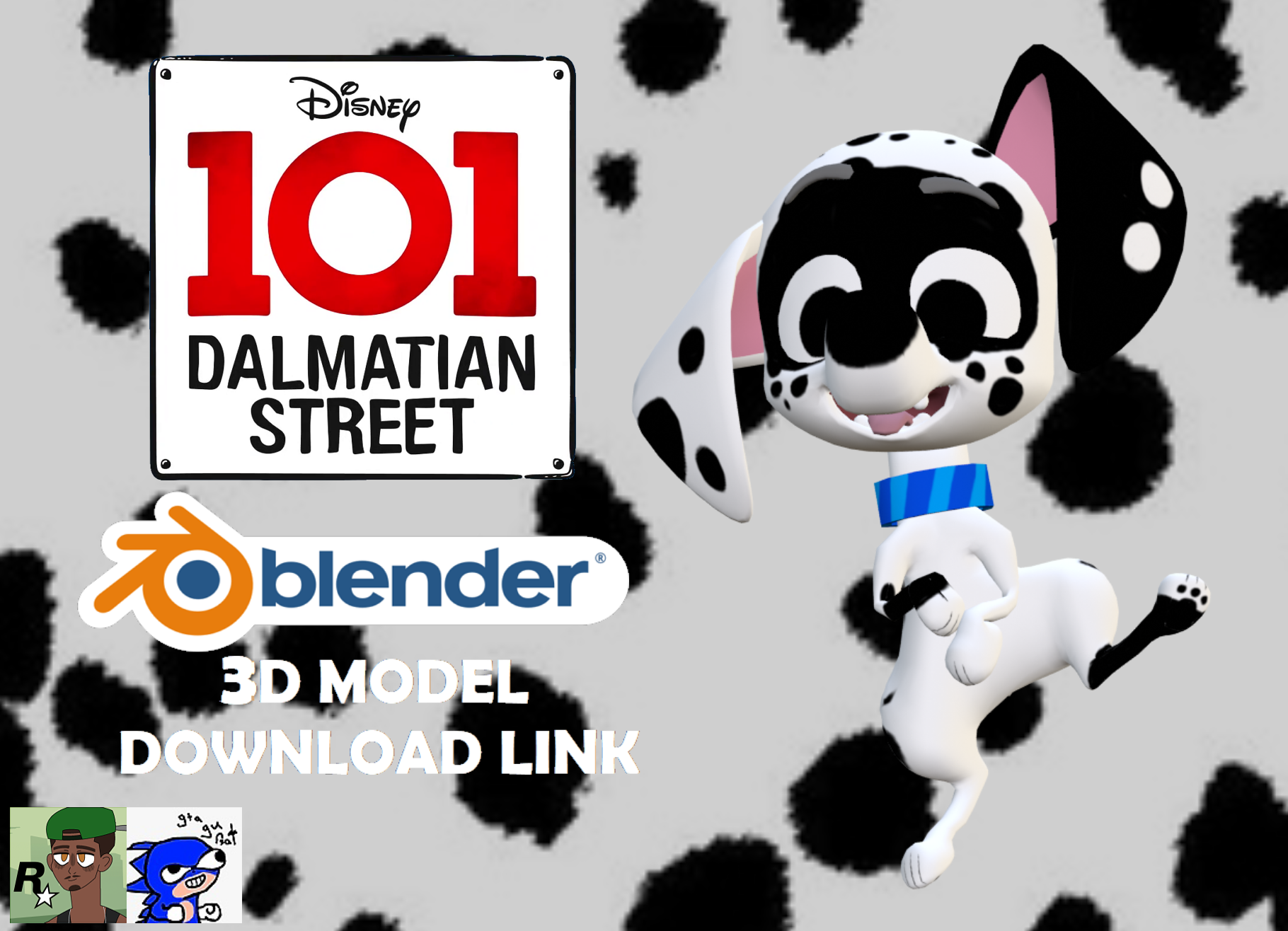 Dizzy 101 Dalmatian Street 3D Model Download by SpideyGta101 on DeviantArt