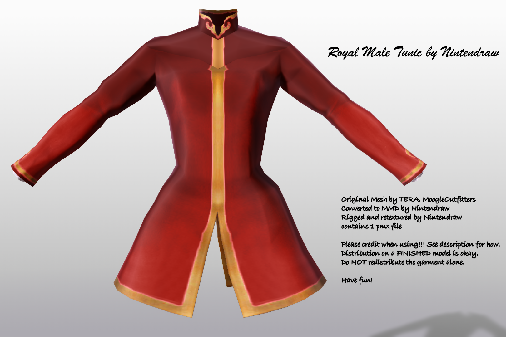 [MMD] Male Royal Tunic [DL] by Nintendraw on DeviantArt