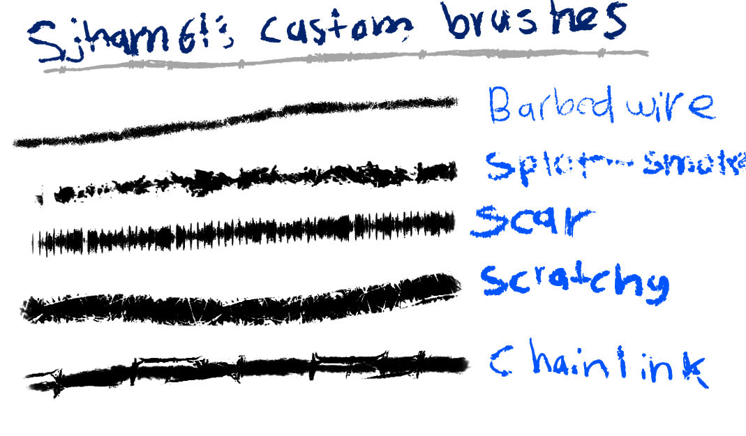 5 Paint tool sai brushes by sjham61 on DeviantArt