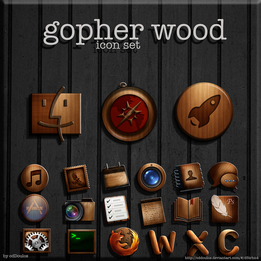 Gopher Wood Icons by cddoulos on DeviantArt