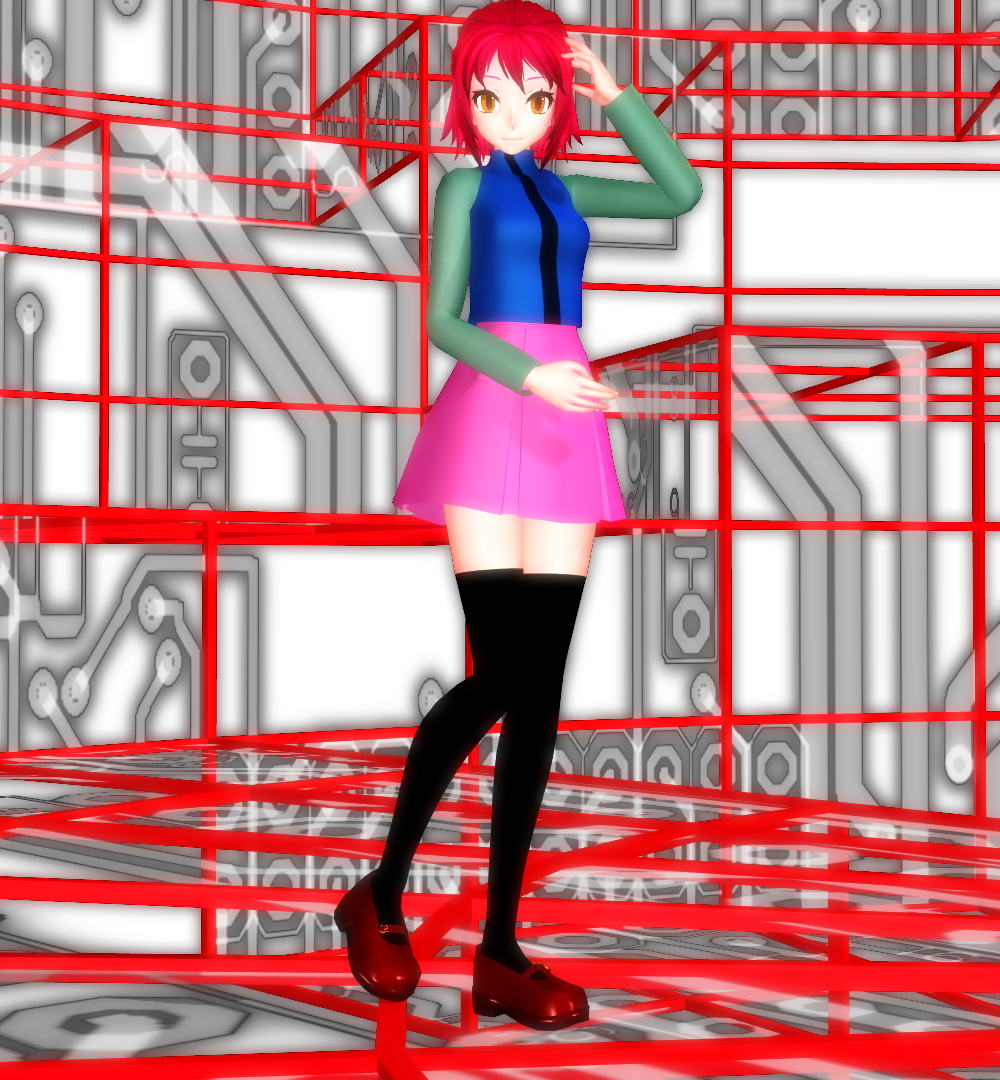 [MMD] Newcommer Mayl Sakurai from Megaman by artemis1031 on DeviantArt