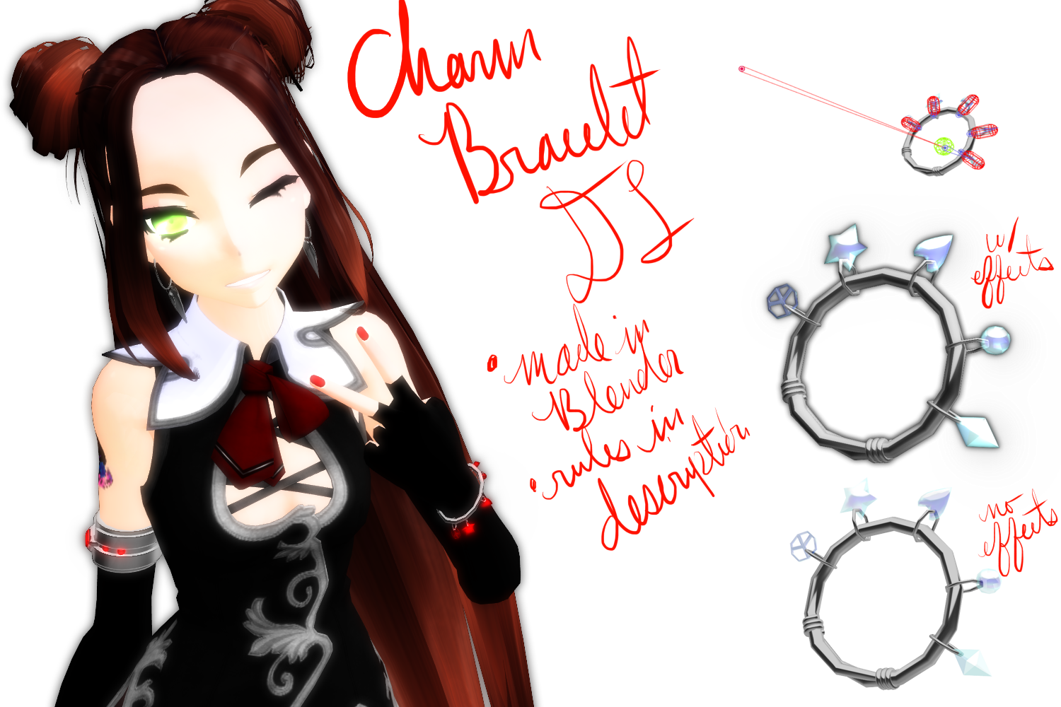 MMD Charm Bracelet DL by artemis1031 on DeviantArt