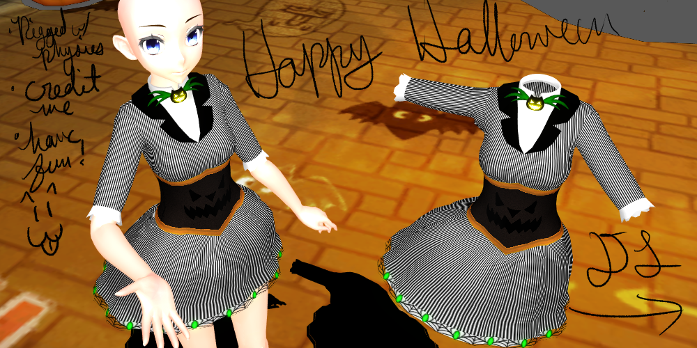 MMD Halloween Dress + DL by artemis1031 on DeviantArt