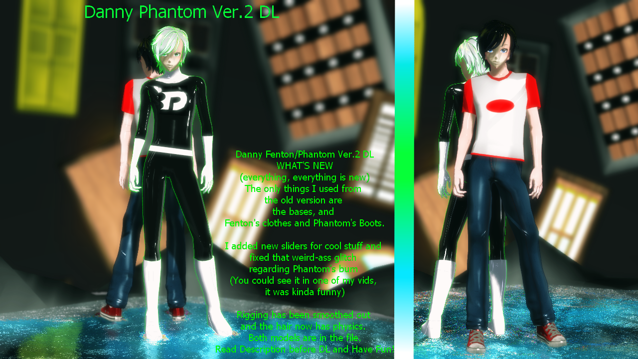 MMD Danny Phantom/Fenton Ver.2 DL by artemis1031 on DeviantArt