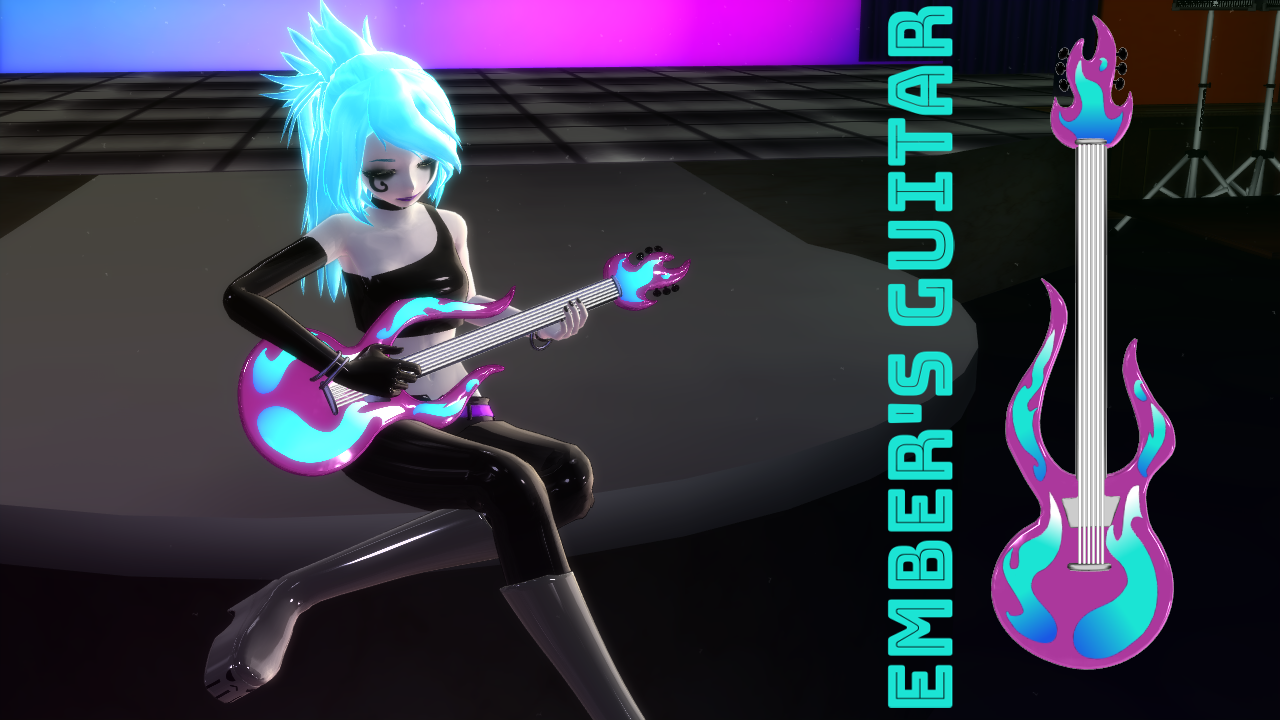 MMD Ember's Guitar V2 + DL by artemis1031 on DeviantArt