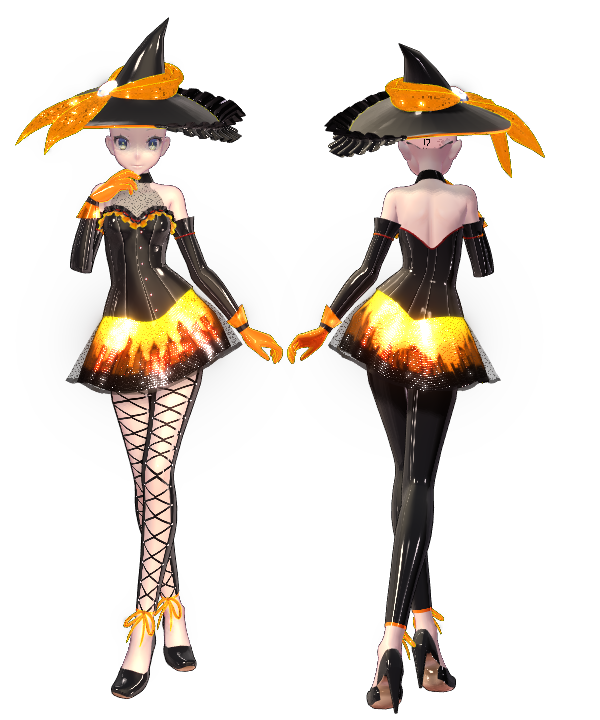 MMD Halloween Witch Set DL by artemis1031 on DeviantArt