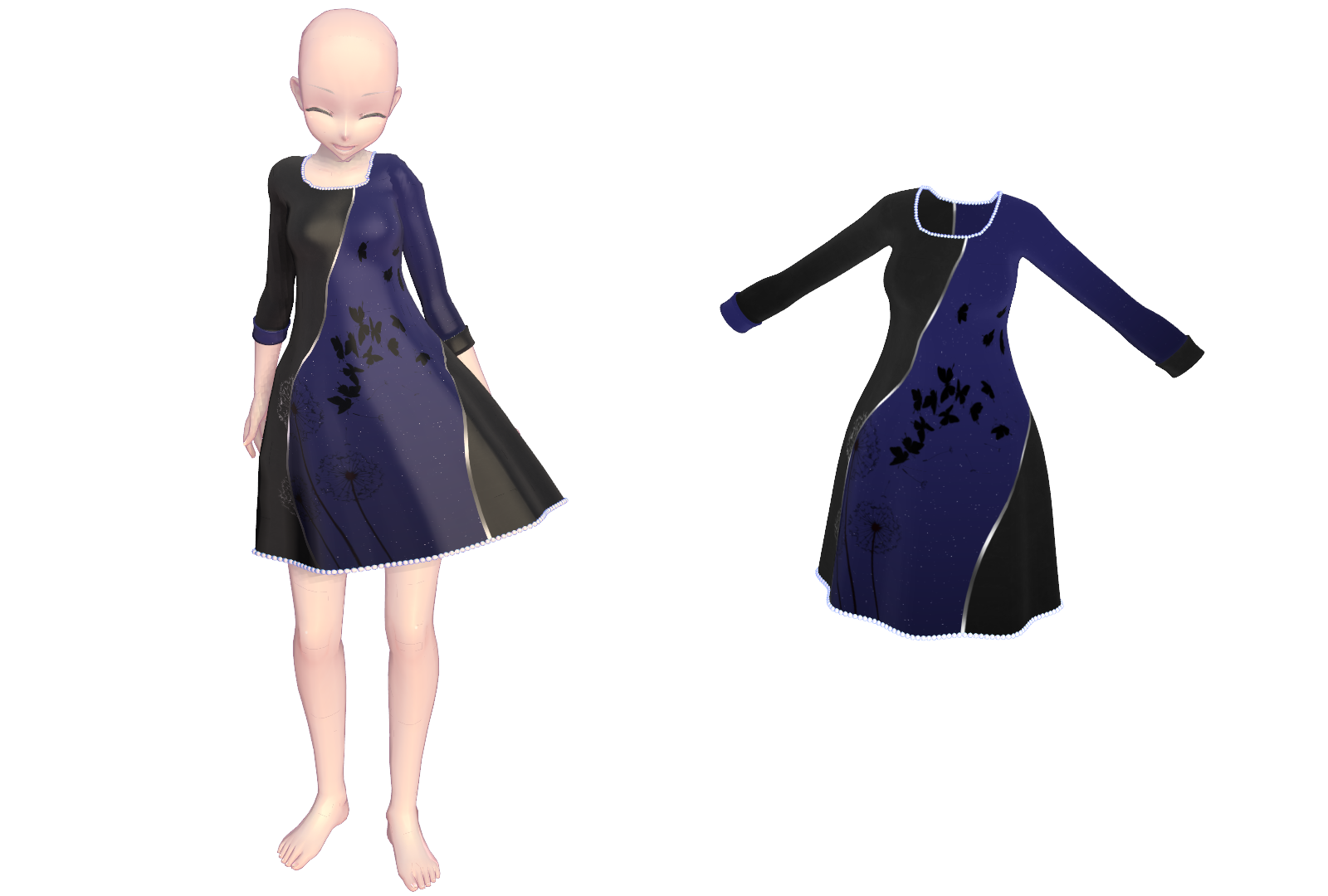 #MMD Gift Dandelion Dress + DL by artemis1031 on DeviantArt