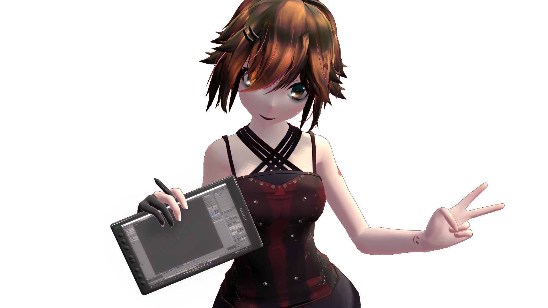 MMD Huion Kamvas Tablet + DL by artemis1031 on DeviantArt