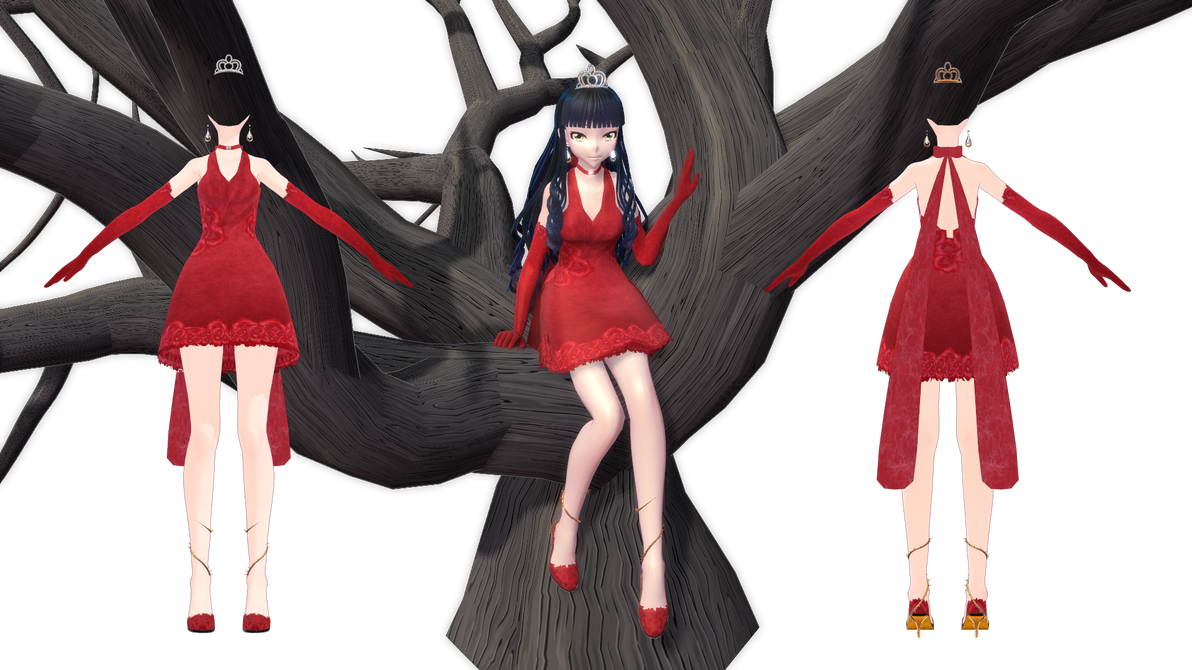 MMDxLN Frost Rose w Base DL by artemis1031 on DeviantArt