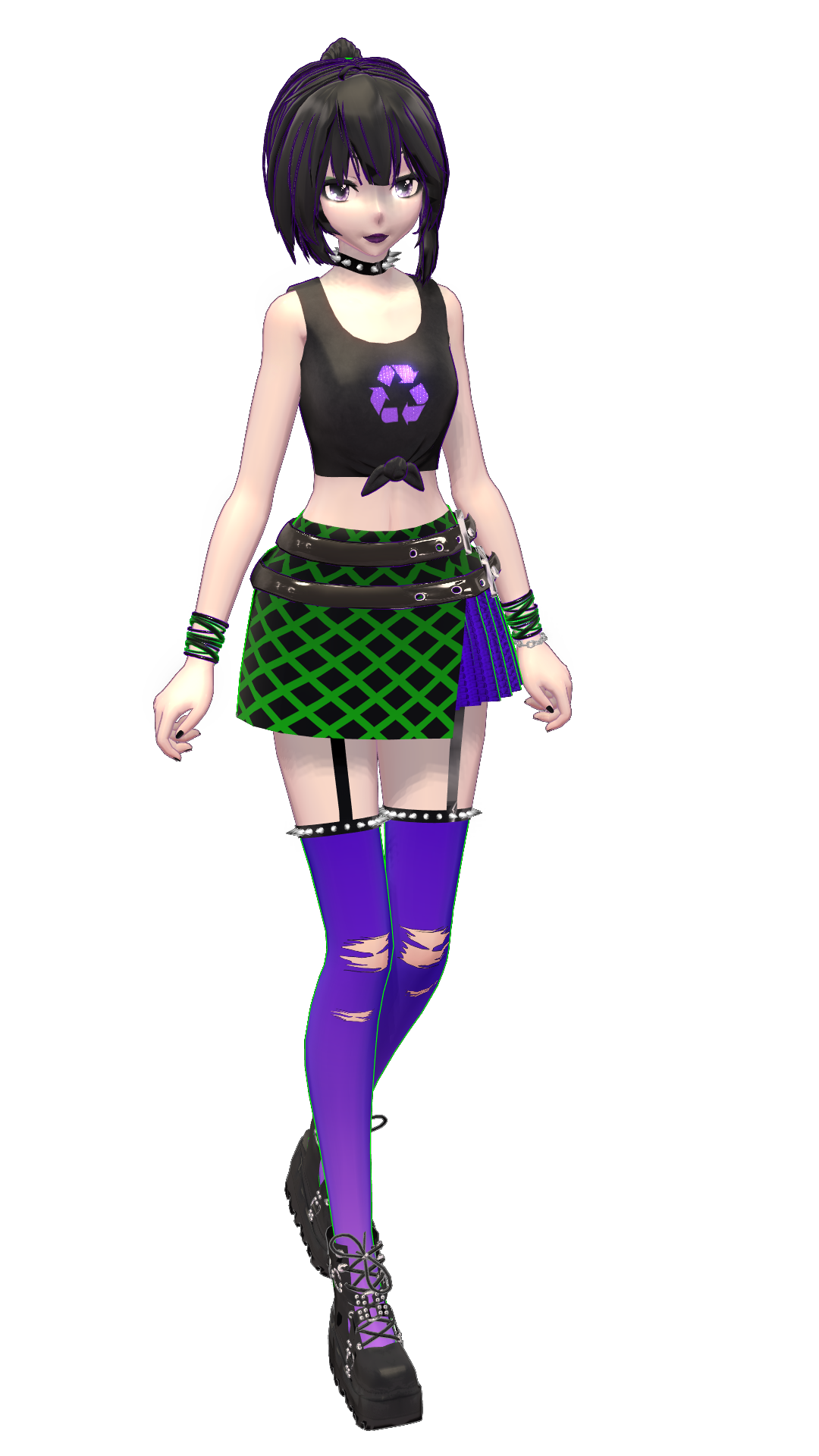 MMDxDP Sam Manson DL by artemis1031 on DeviantArt