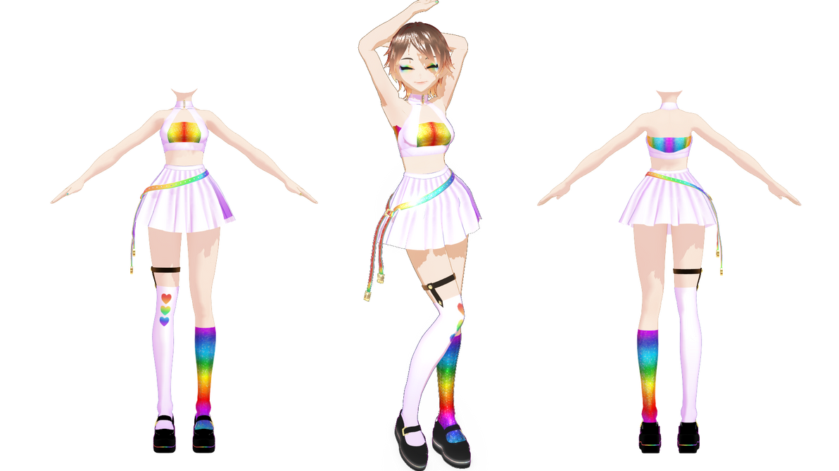 [MMDxLoveNikki] Pride Set + DL by artemis1031 on DeviantArt