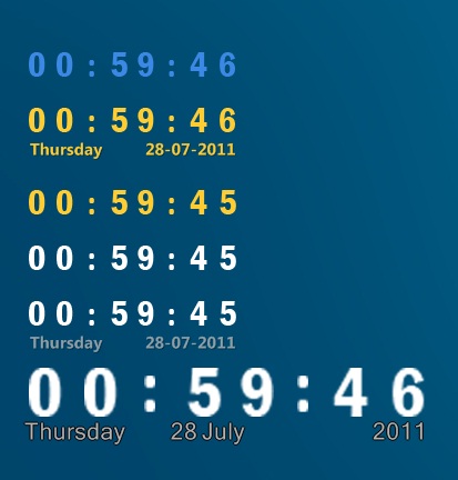 Rainmeter Clock by e0select on DeviantArt
