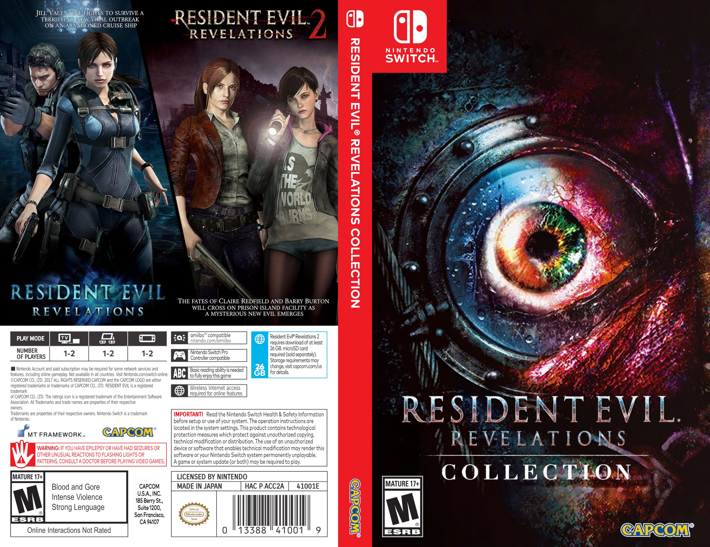 Alternative Resident Evil Revelations Box Art by Art-2 on DeviantArt