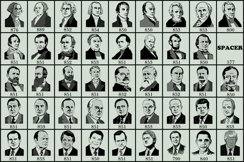 all 45 US presidents PS brushes by cactuscowboy on DeviantArt