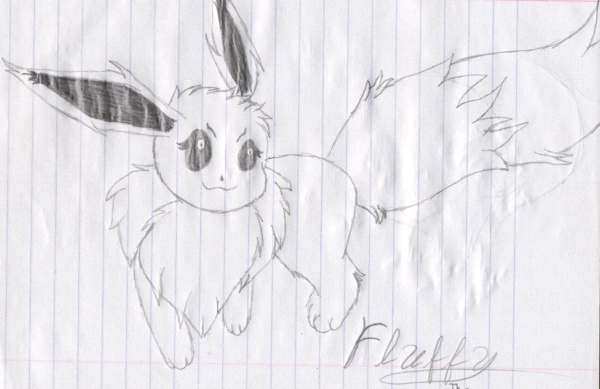 Fluffy Eevee by Manic6605 on DeviantArt