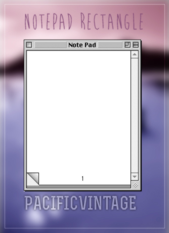 NotePad Rectangle* by pacificvintage on DeviantArt