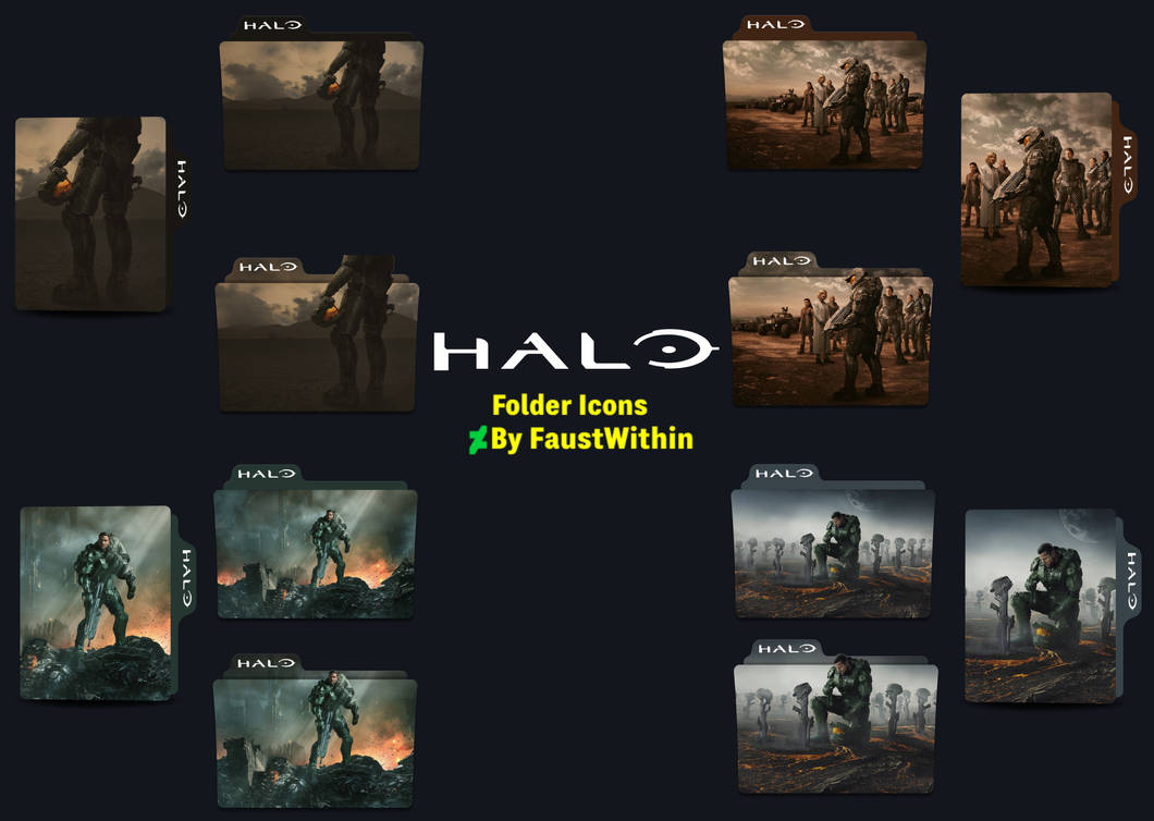 Halo Folder Icons by FaustWithin on DeviantArt