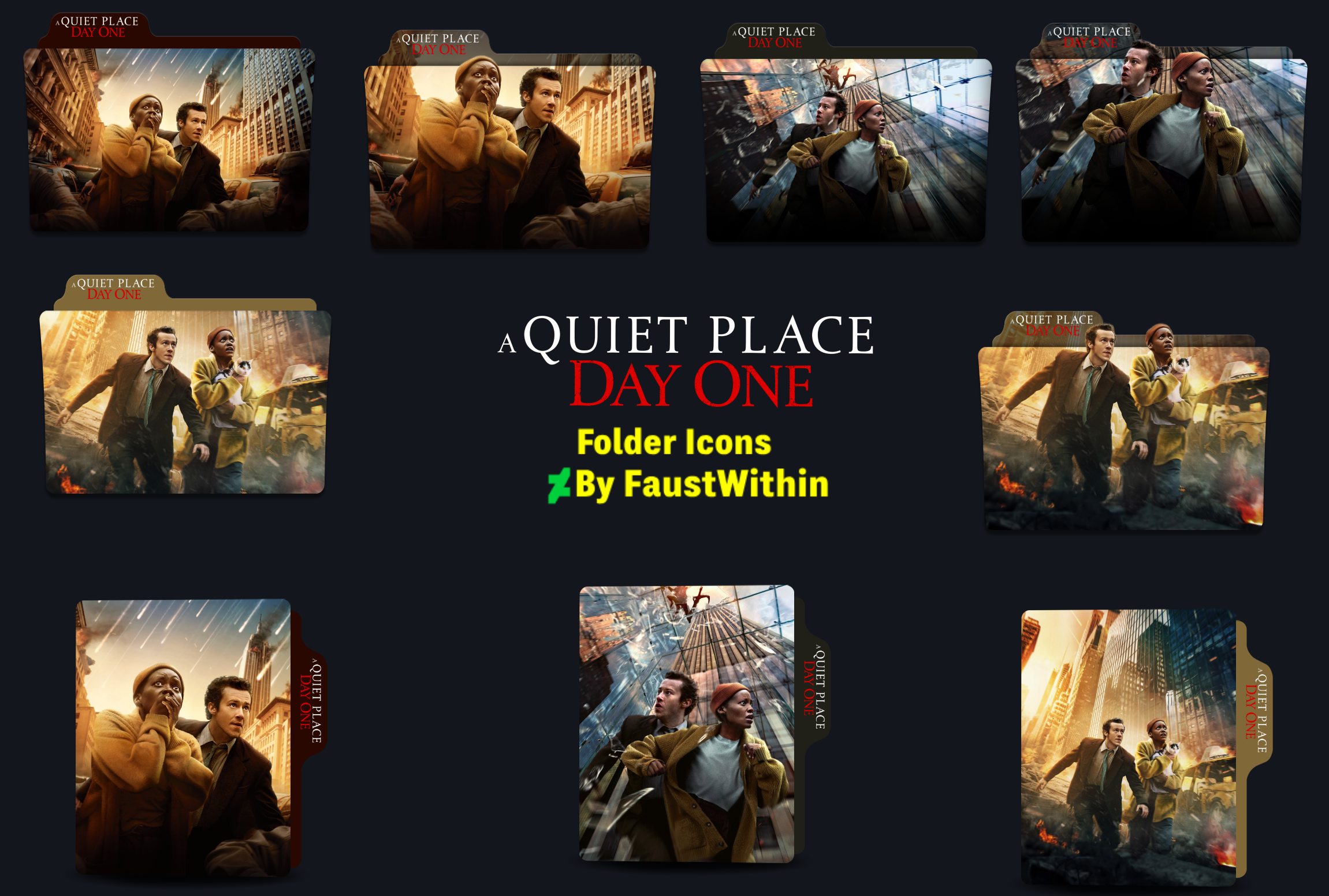 A Quiet Place Day One Folder Icons by FaustWithin on DeviantArt