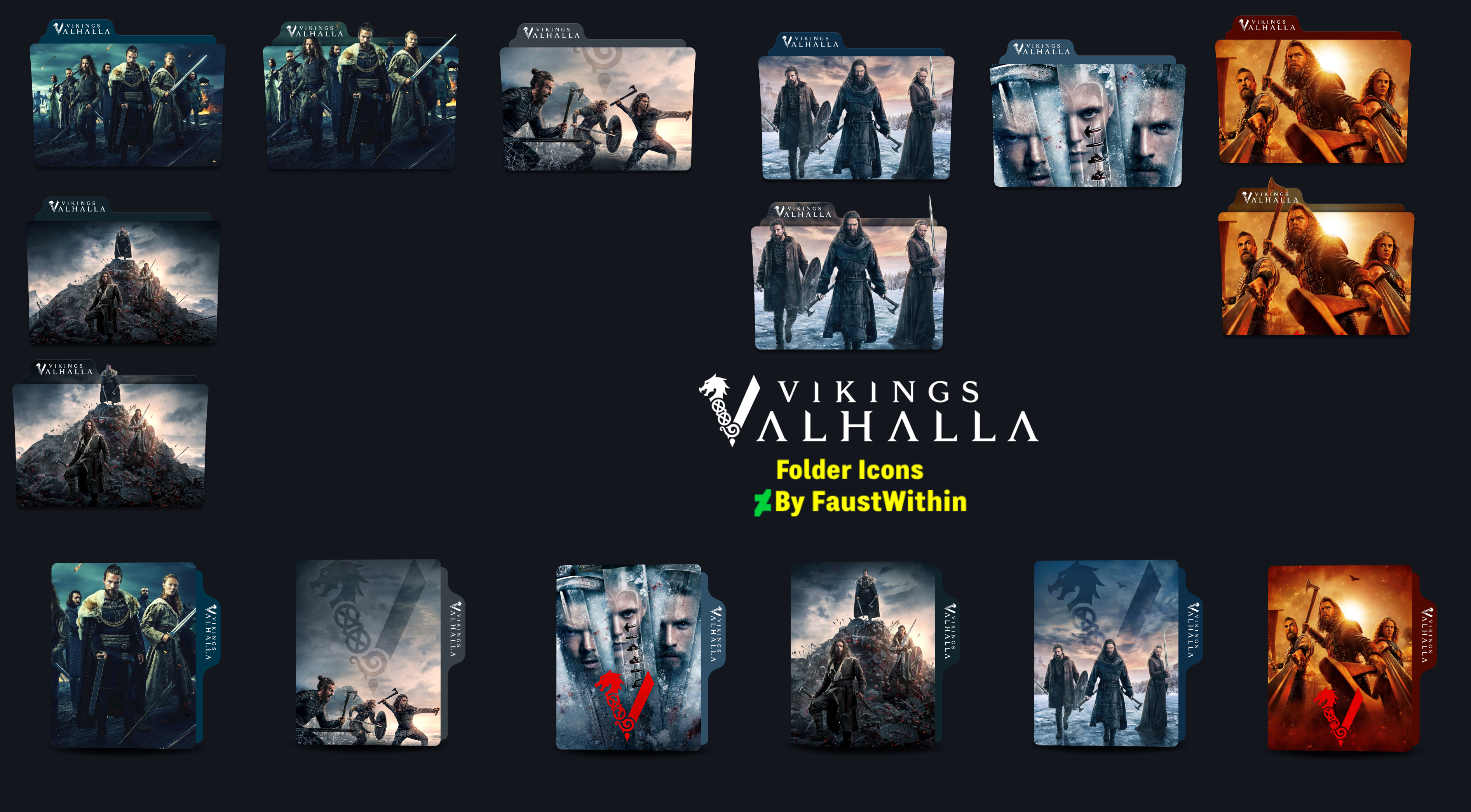 Vikings Valhalla Folder Icons by FaustWithin on DeviantArt