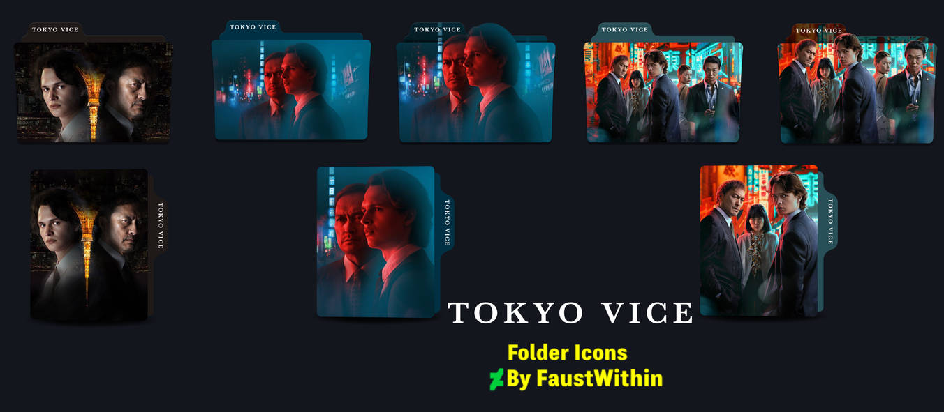 Tokyo Vice Folder Icons by FaustWithin on DeviantArt