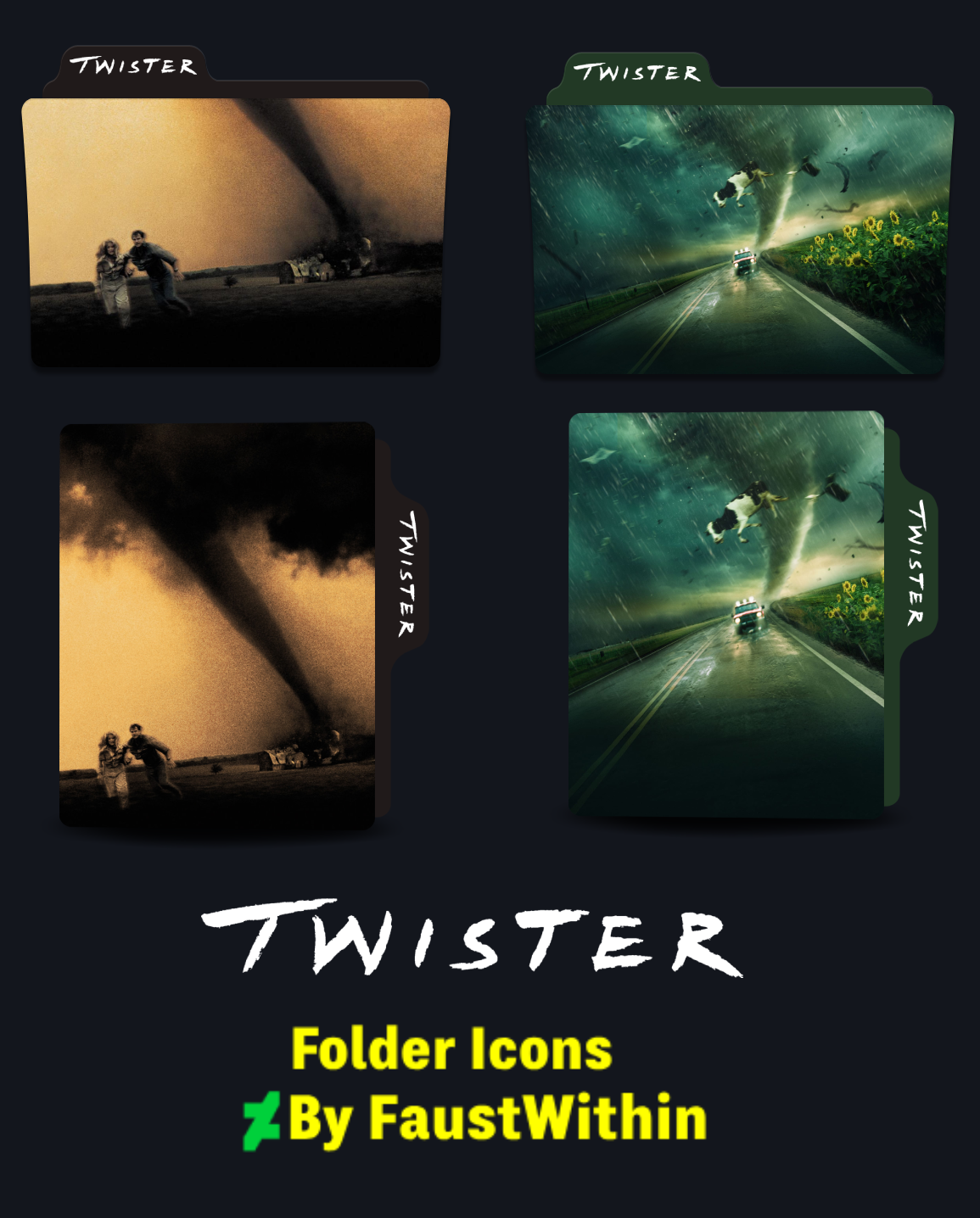 Twister (1996) Folder Icons by FaustWithin on DeviantArt