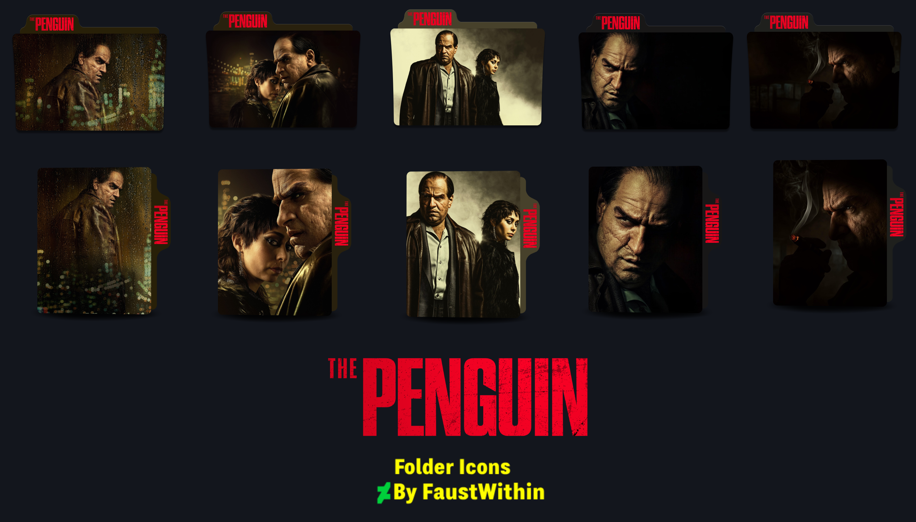 The Penguin Folder Icons by FaustWithin on DeviantArt