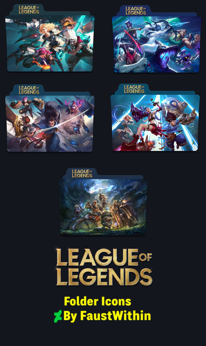 League of Legends Folder Icons by FaustWithin on DeviantArt