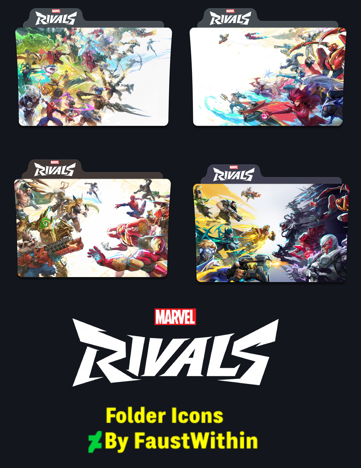 Marvel Rivals Folder Icons by FaustWithin on DeviantArt