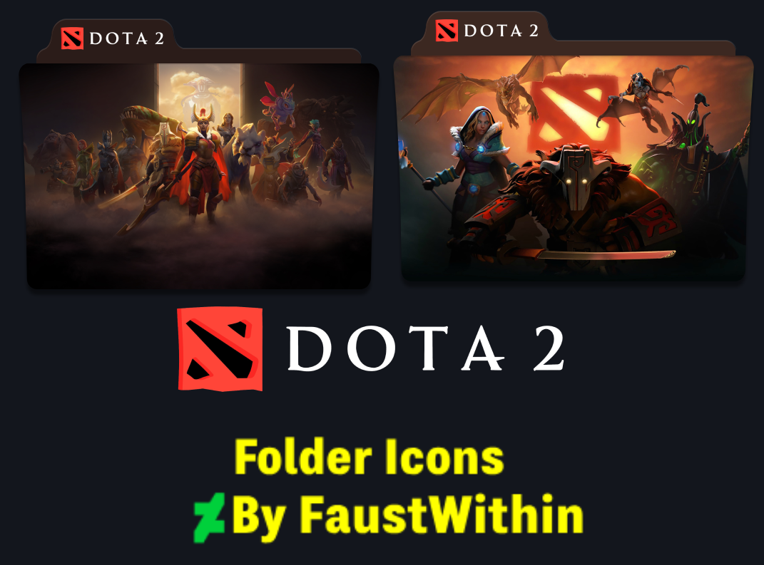 Dota 2 Folder Icons by FaustWithin on DeviantArt