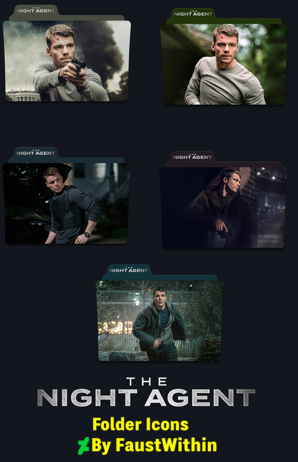 The Night Agent Folder Icons by FaustWithin on DeviantArt