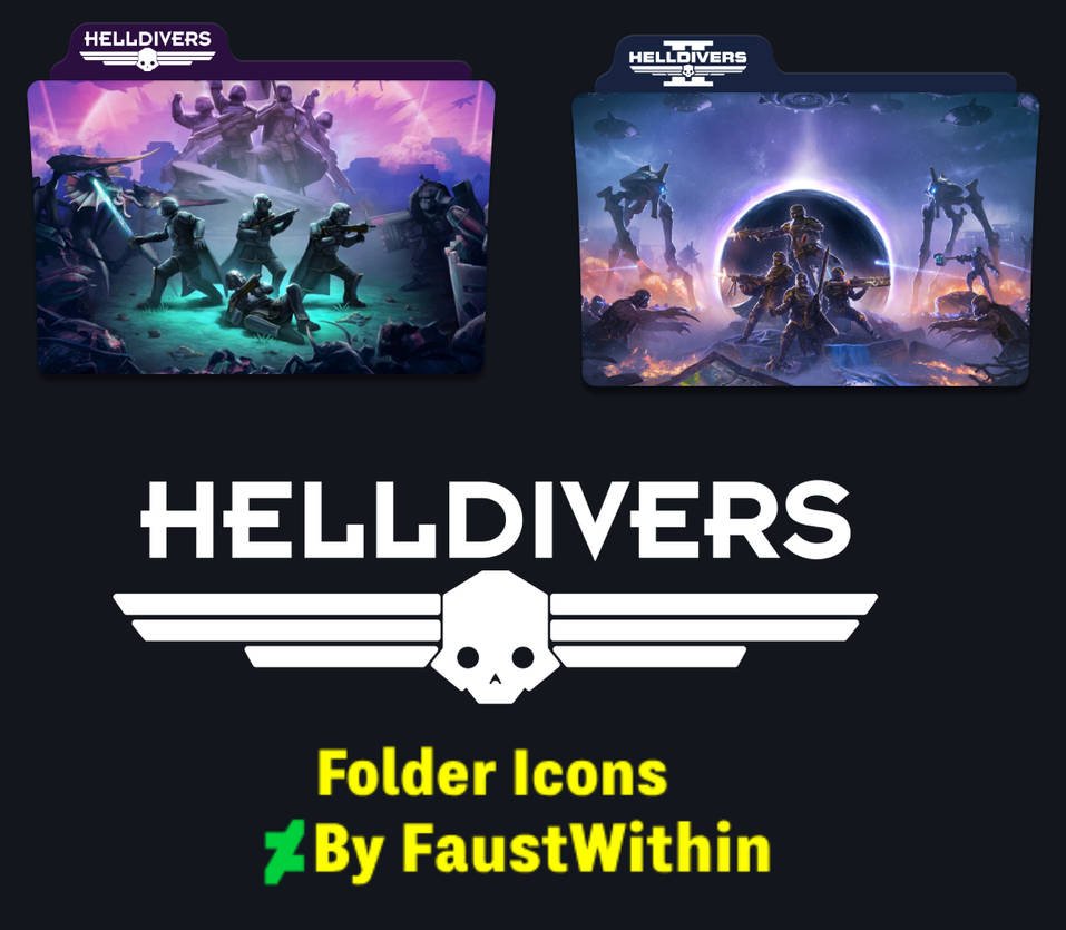 Helldivers Folder Icons by FaustWithin on DeviantArt