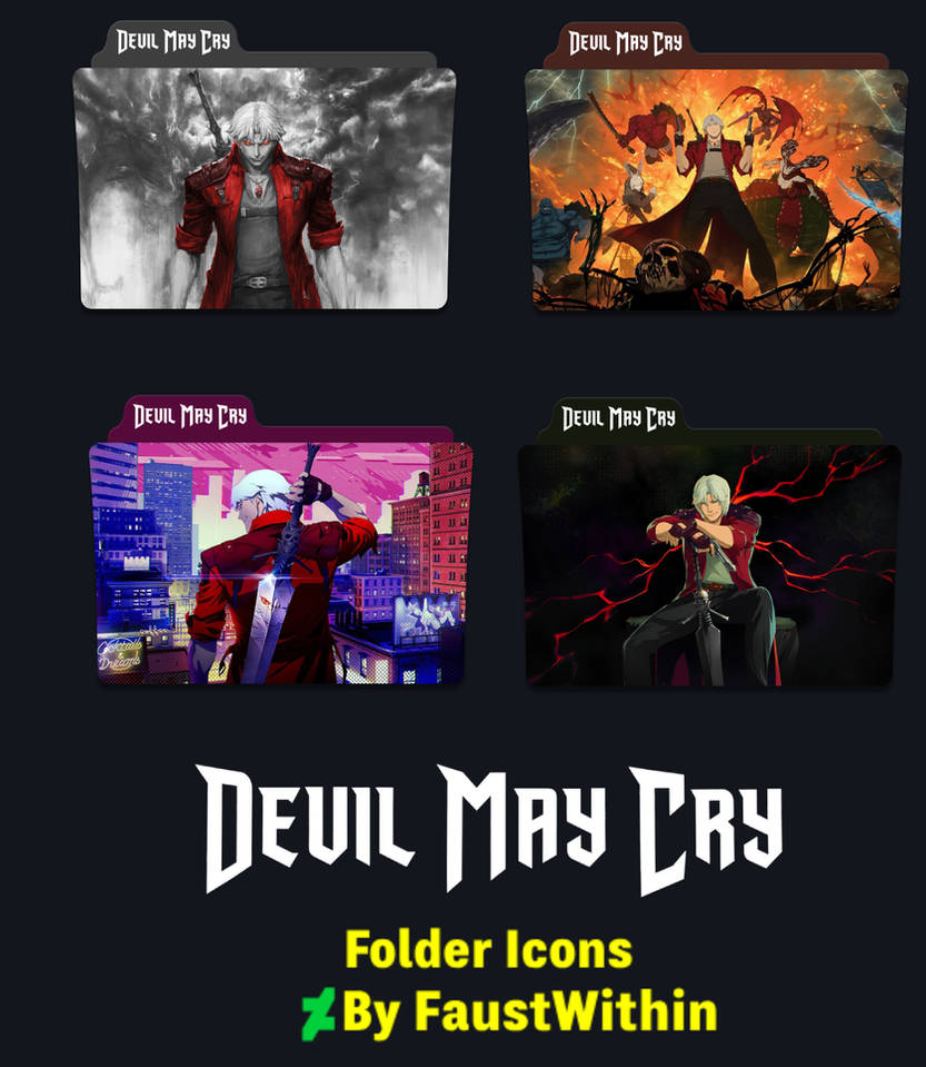 Devil May Cry (2025) Folder Icons by FaustWithin on DeviantArt