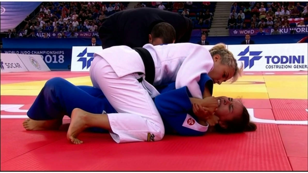 three little kisses (judo catfight) by goiko70 on DeviantArt