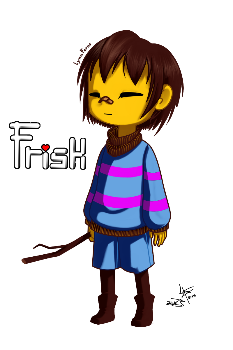 Undertale Frisk by LynaFerns on DeviantArt