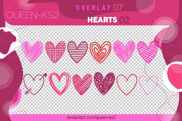 Overlays 07 - Hearts 02 by Queen-KS2 on DeviantArt