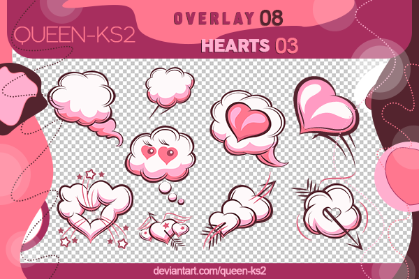 Overlays 08 - Hearts 03 by Queen-KS2 on DeviantArt