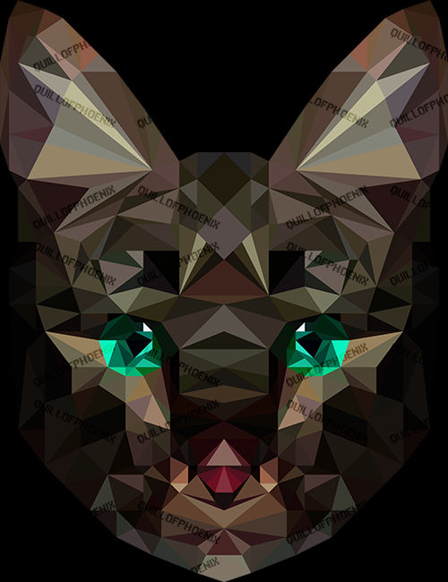Low Poly Cat by quillofphoenix on DeviantArt
