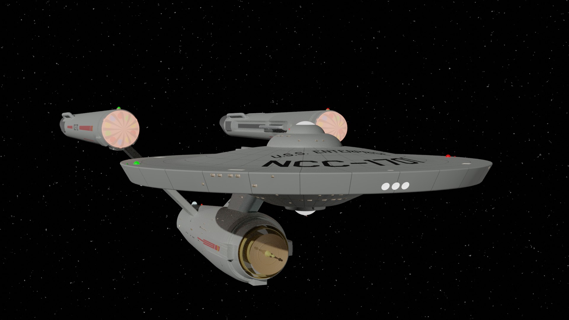 NCC-1701 TOS Enterprise with Animation by Snowdog3852 on DeviantArt
