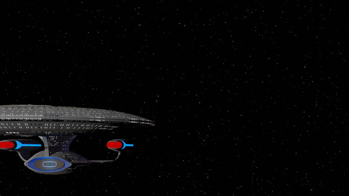 Enterprise D Fly by by Snowdog3852 on DeviantArt