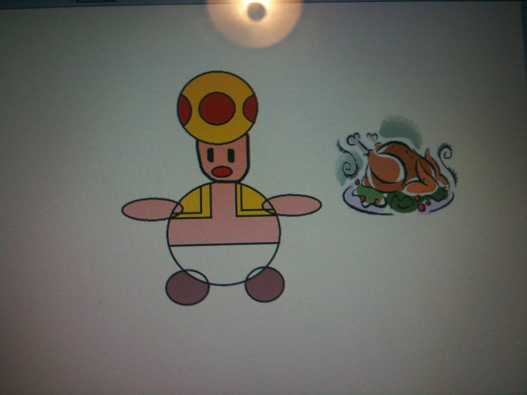 I was a Thanksgiving Turkey by Inflat-a-Toad on DeviantArt