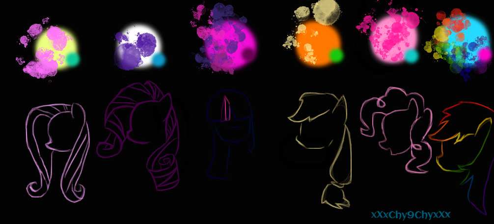 My Little Pony Colors by xXxChy9ChyxXx on DeviantArt
