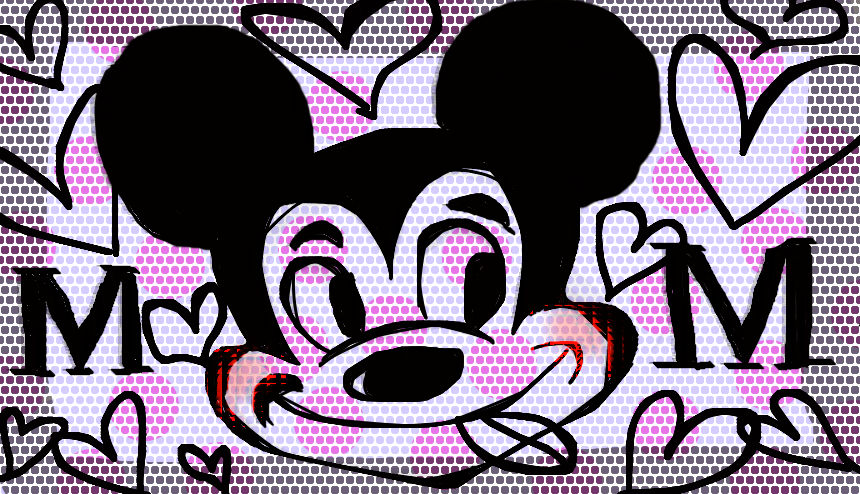 Mickey mouse tacky design :D (used a mouse lol) by designsbysarah on ...