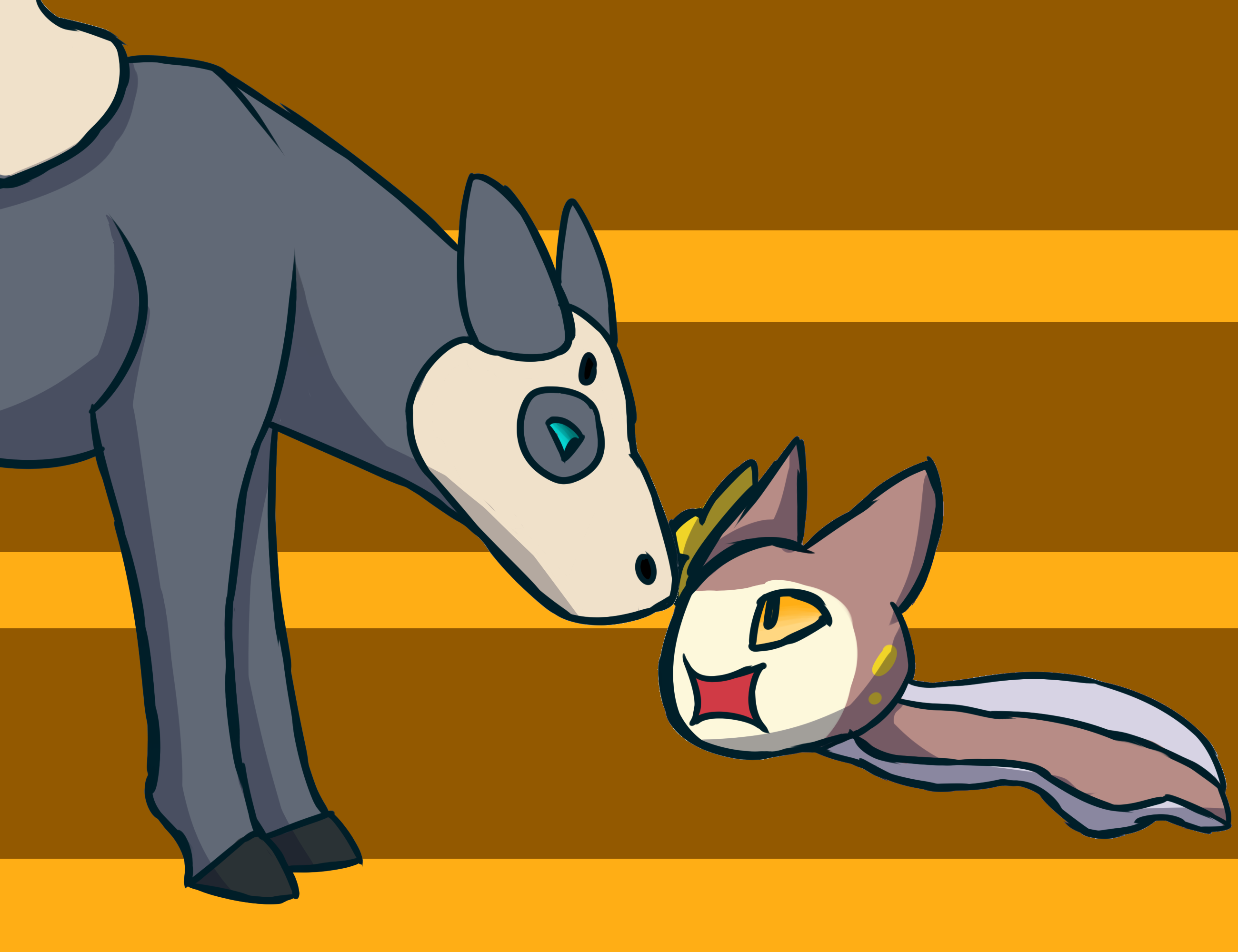 Nose boop by Jelliot21 on DeviantArt