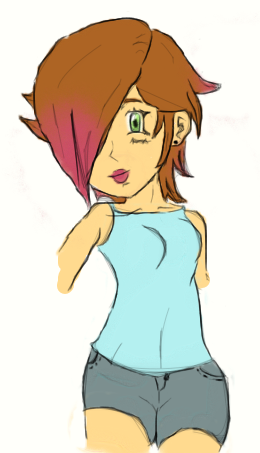 Poorly Drawn Anime Girl by EatSleepArtRepeat on DeviantArt