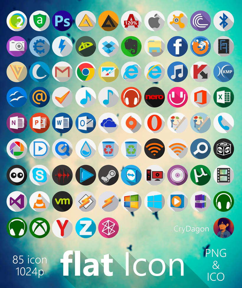 Flat Icon (C) by CryDagon on DeviantArt