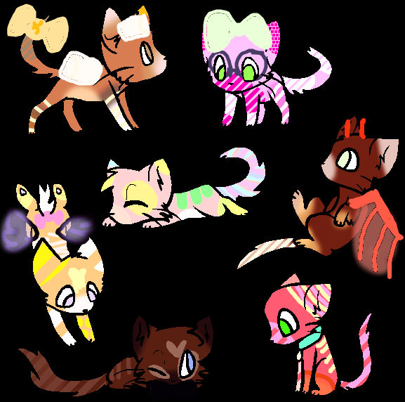 Candy Cats Adopts OPEN by SugarCoffeeAdopts on DeviantArt