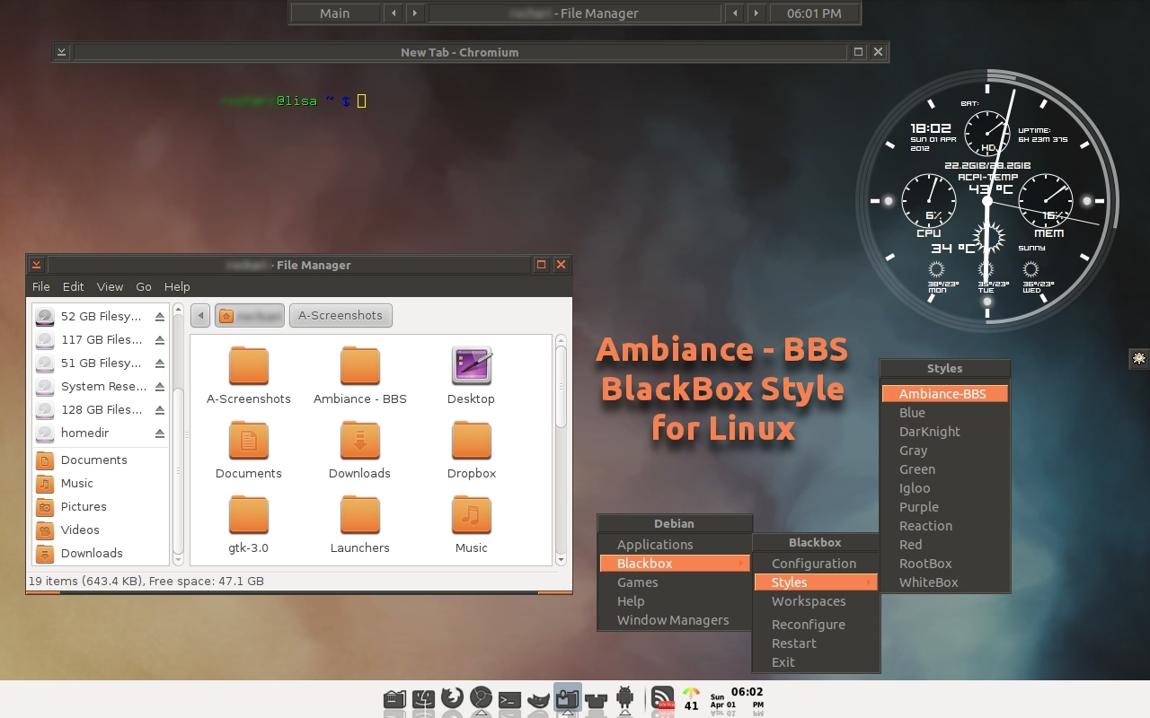 Ambiance-BBS BlackBox Style for Linux by rvc-2011 on DeviantArt